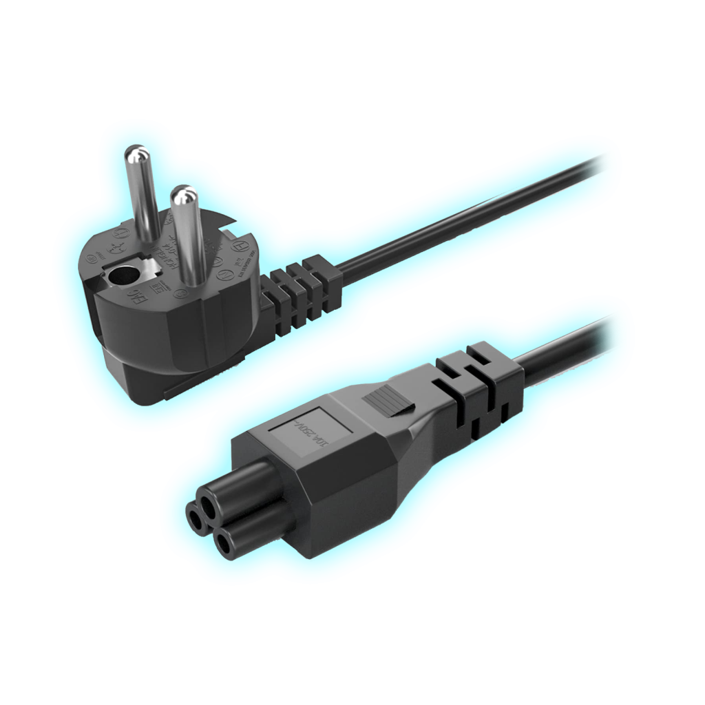 CABLE POWER 3 PINES - TIPO "E" :: Serial Center