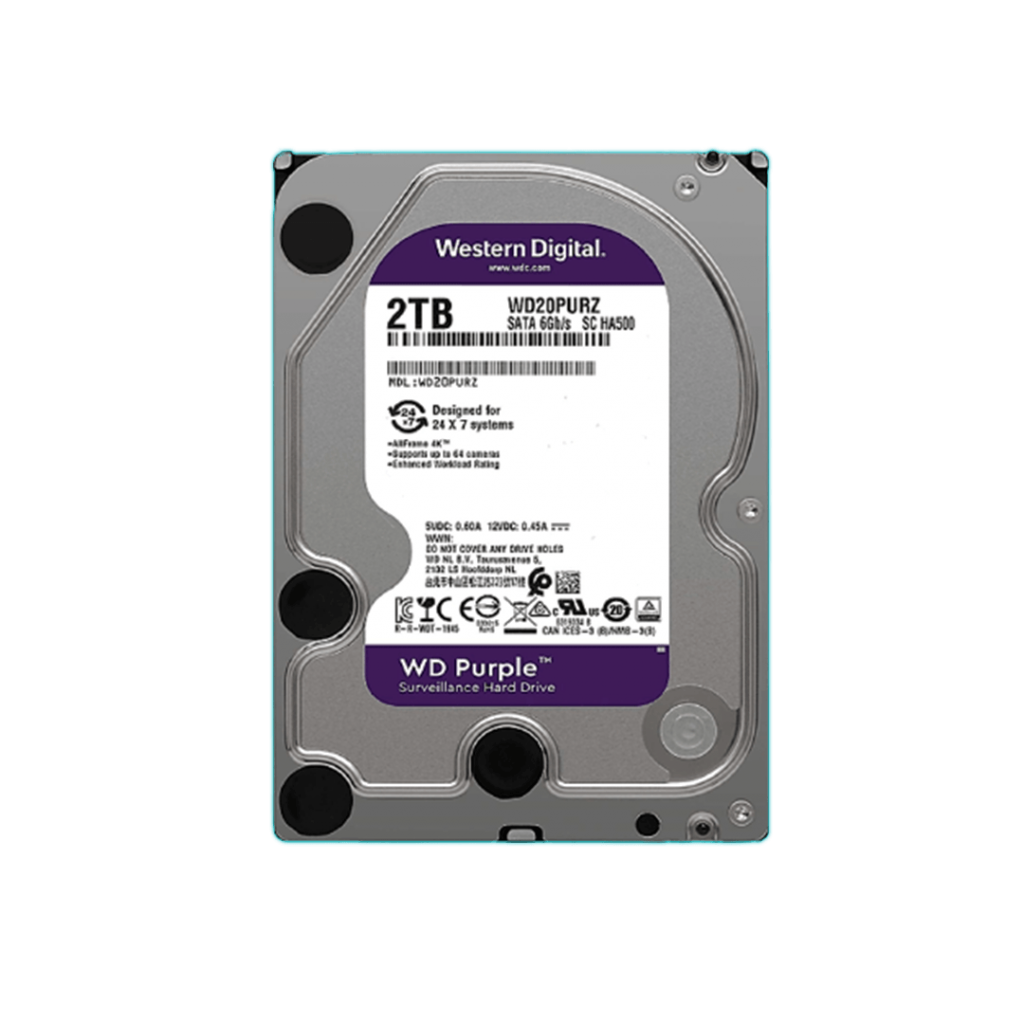 HDD (PC) 2TB 5700 RPM WESTERN DIGITAL PURPLE WD22PURZ :: Serial Center
