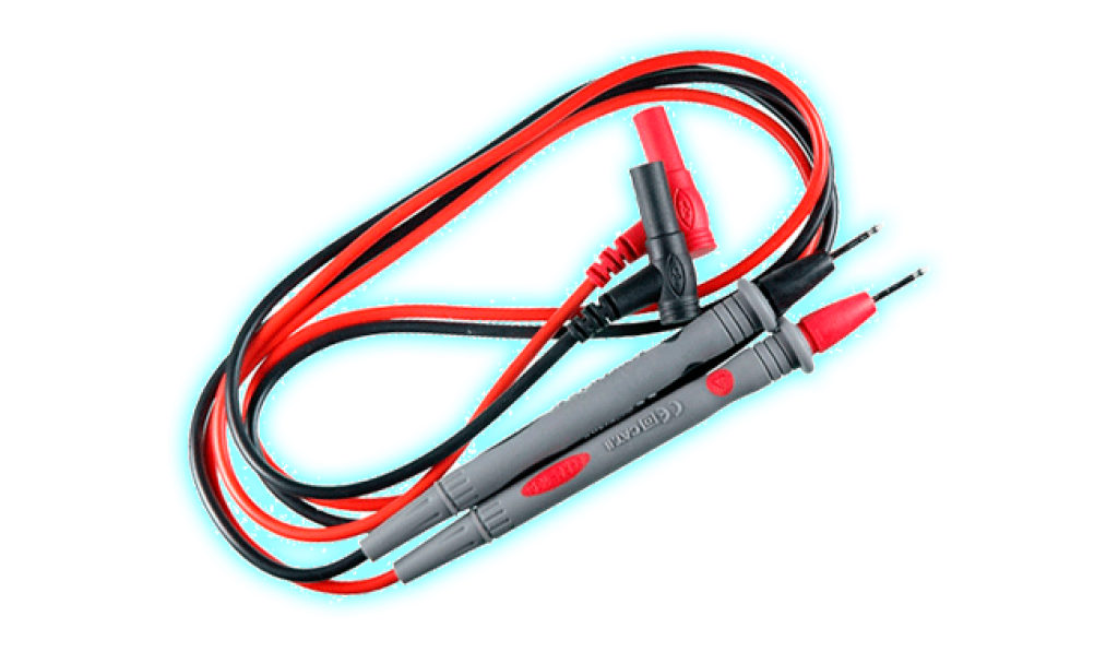 PAR DE CABLES PARA MULTIMETRO DIGITAL :: Serial Center