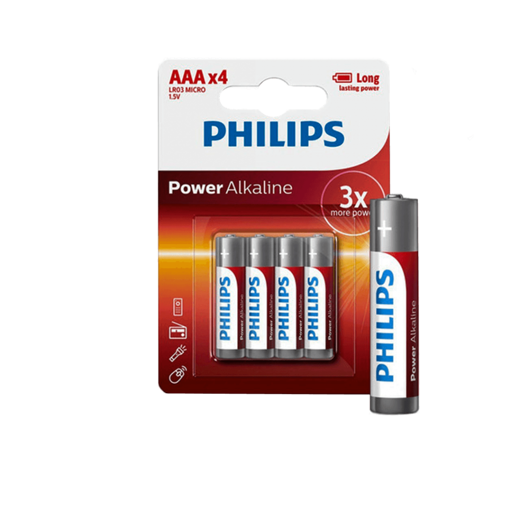 PILA PHILIPS AAA ALCALINA PACK X4 :: Serial Center