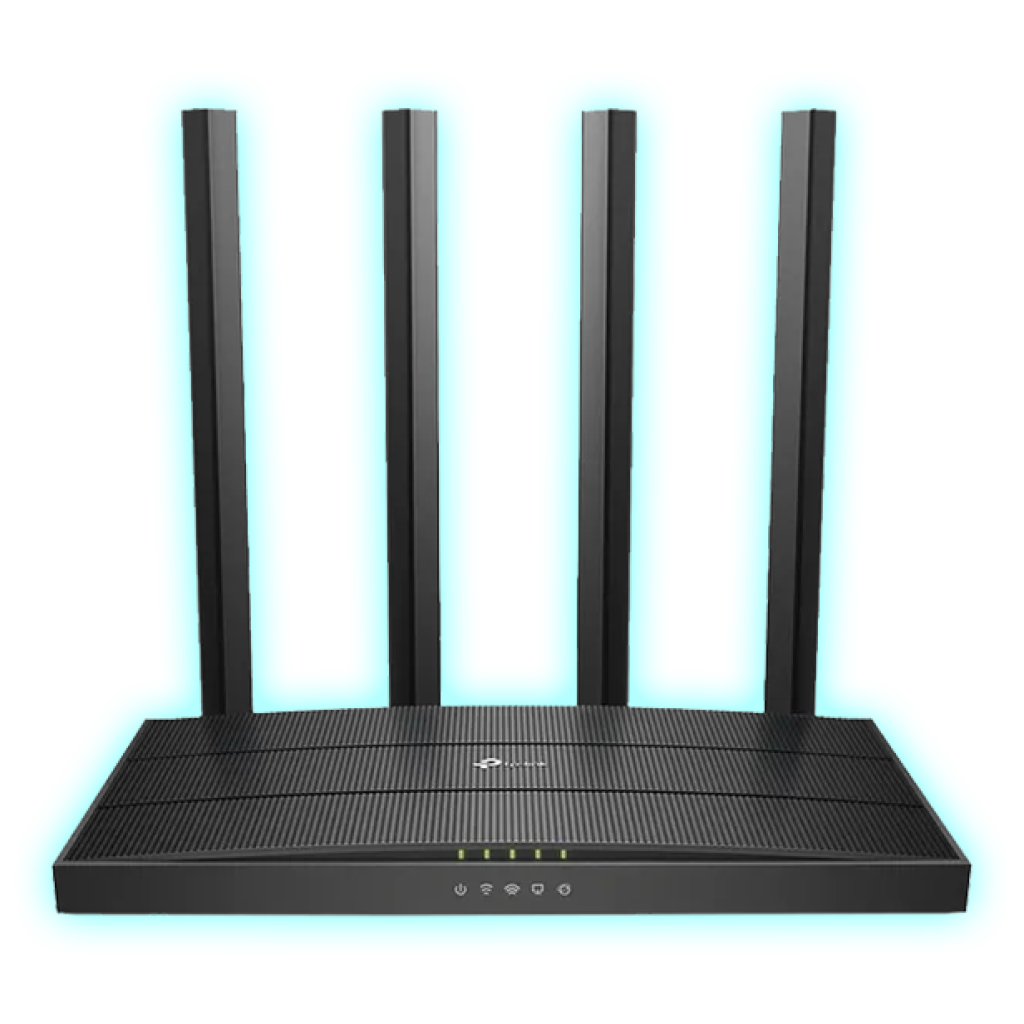 ROUTER WIFI TP-LINK AC1300 DUAL BAND ARCHER C6 C/ 4 ANTENAS/GIGABIT ...