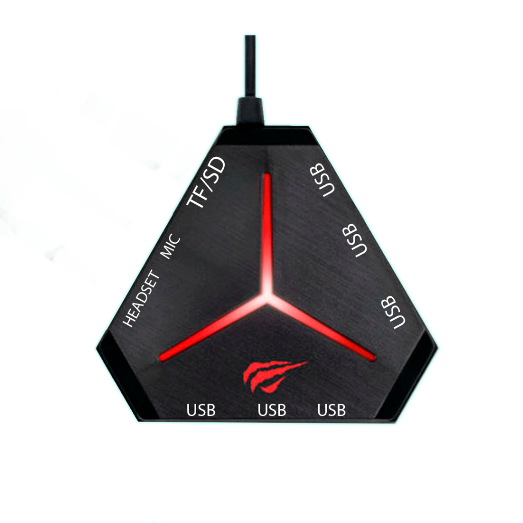 USB HUB GAMING 3USB 2.0/3USB 3.0/SD/MISD HAVIT H95 :: Serial Center