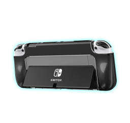 CASE PARA NINTENDO SWITCH OLED BLACK HEYSTOP :: Serial Center