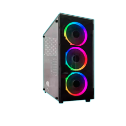 GABINETE GAMING SATE 1300K C/3 COOLER RGB :: Serial Center