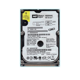 HDD (NB) 120GB WESTERN DIGITAL 5400RPM :: Serial Center