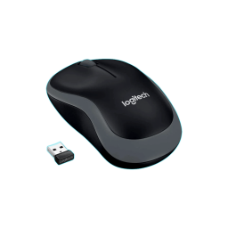 MOUSE WIRELESS/INALAMBRICO LOGITECH M185 USB (GRIS) :: Serial Center